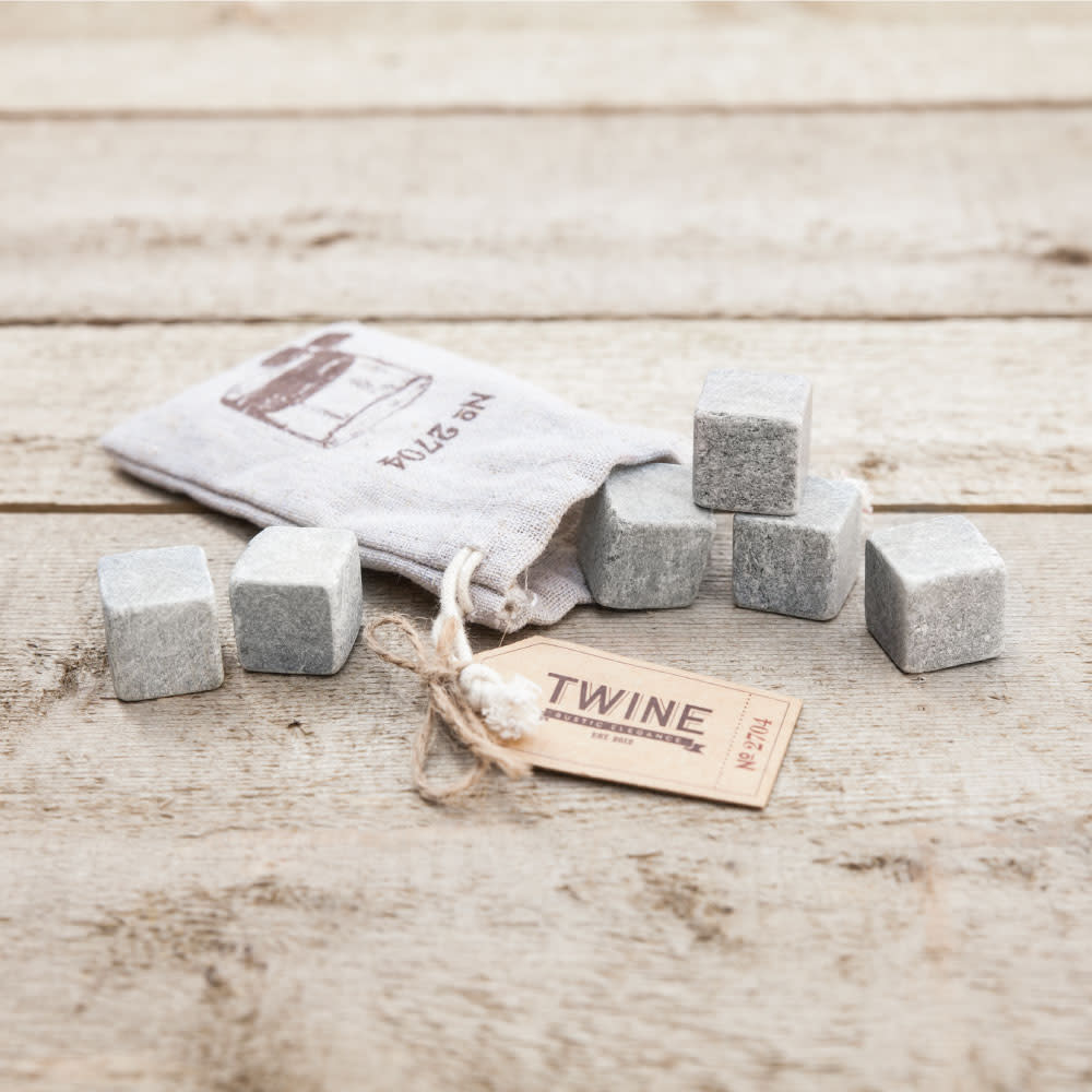 Twine Cooling Stones, Glacier Bourbon Whiskey Rocks, Reusable Ice Cubes ...